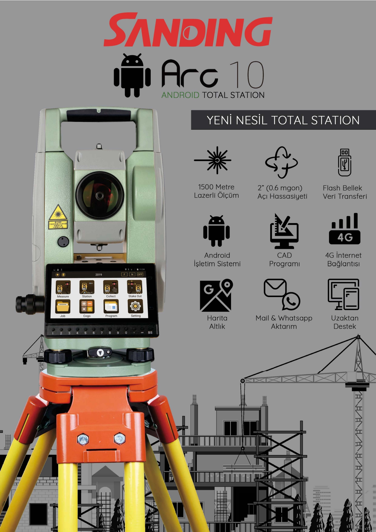 Baytekin-Sanding ARC10 Total Station